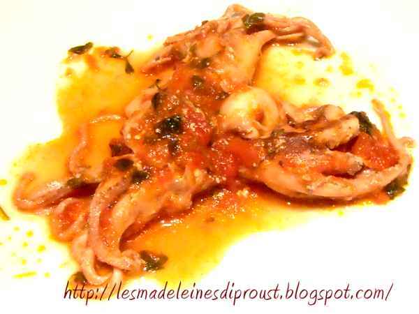 Moscardini in umido - Ricetta Petitchef