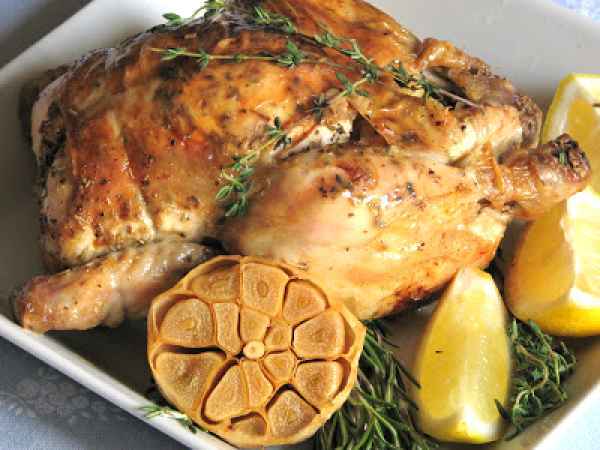 Ricetta pollo arrosto alla francese