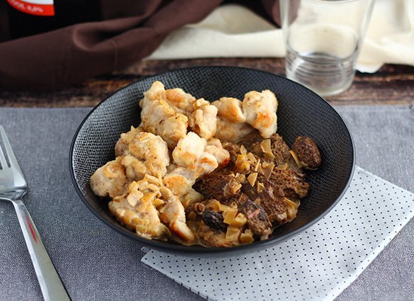 Ricetta animelle di vitello con funghi