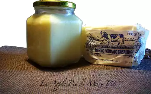 Ricetta burro chiarificato (ghee) con foto passo-passo