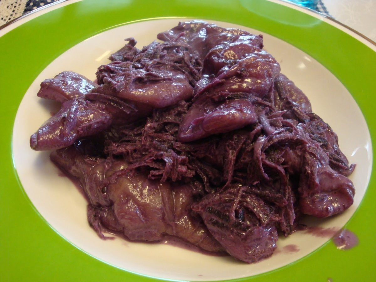 Caramelle ripiene di pesce e carote viola croccanti - Ricetta Petitchef