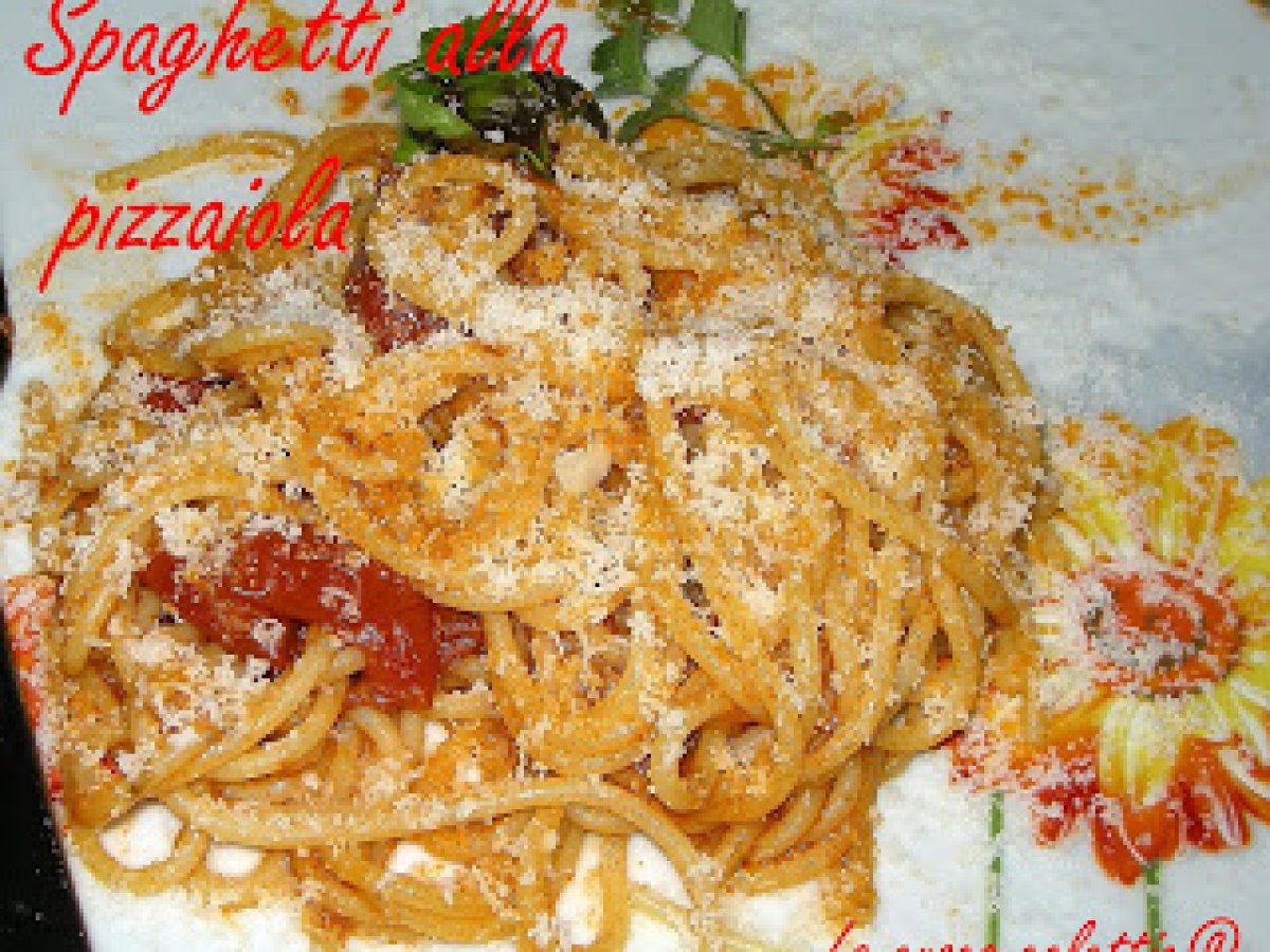 Ricetta carne e spaghetti alla pizzaiola semplice