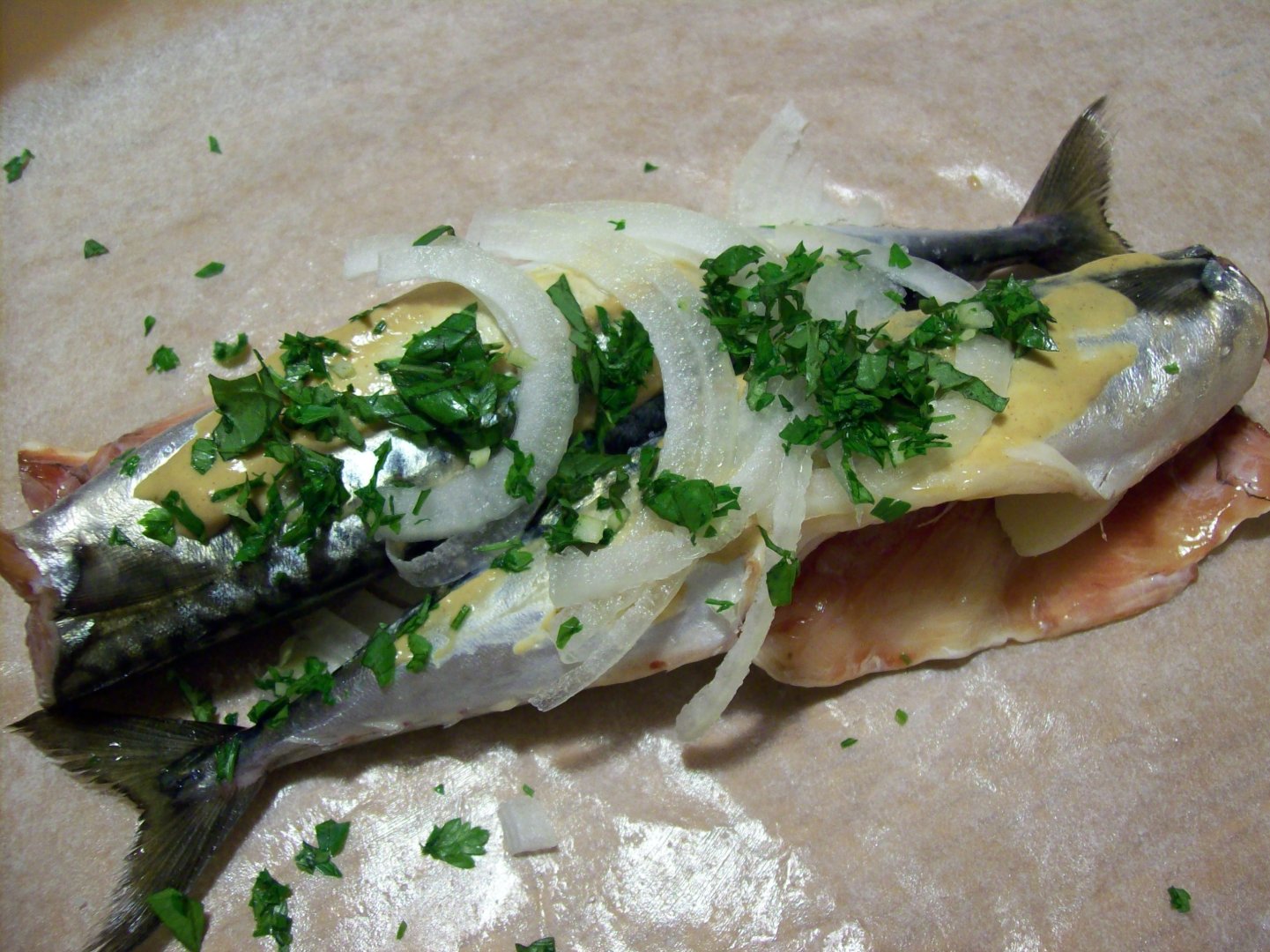 Ricetta cartoccio di sgombri alla senape semplice e veloce