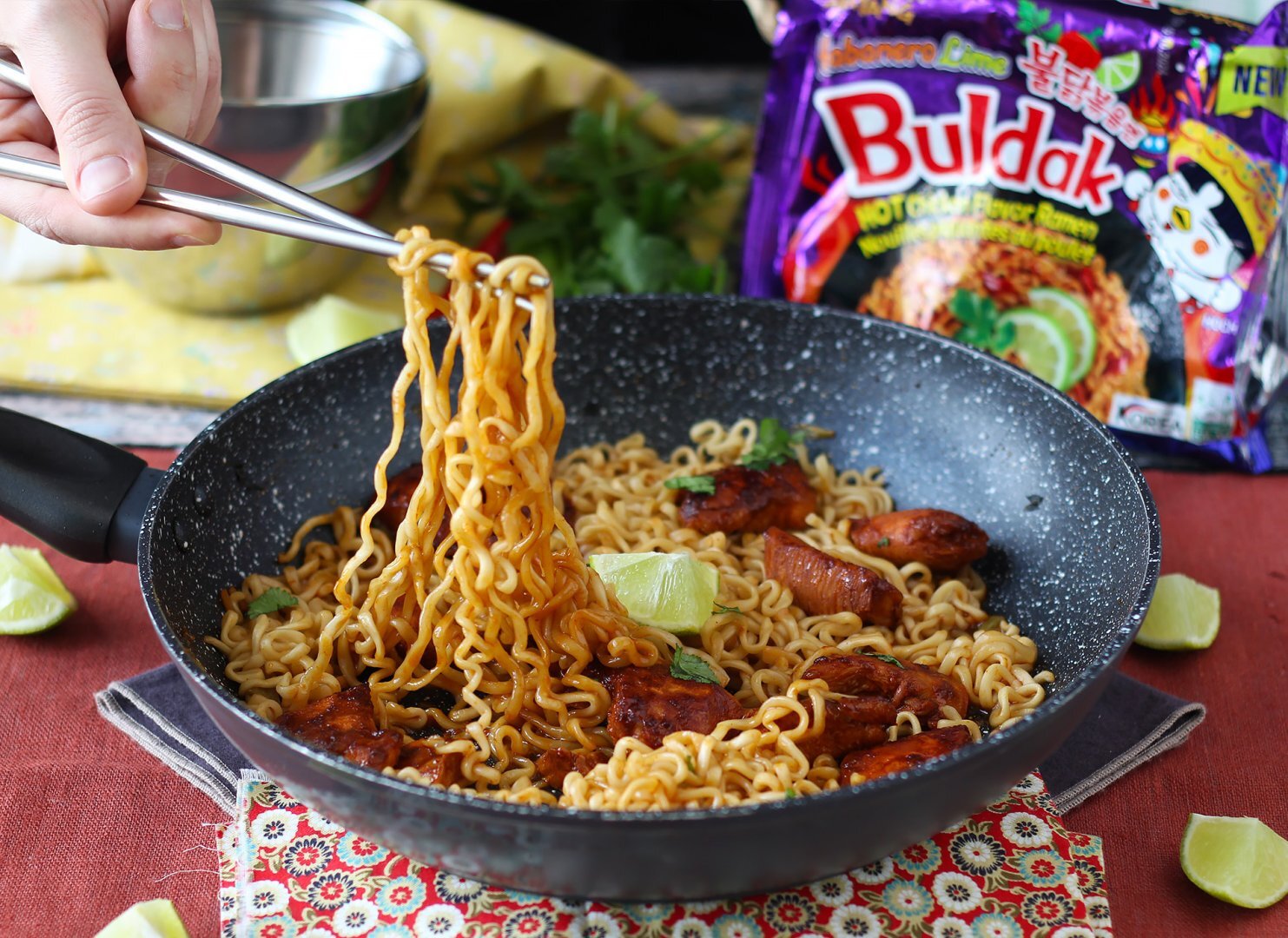 Come preparare la ricetta del buldak habanero lime?