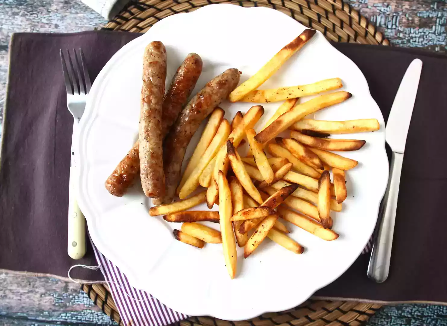 Ricetta: come cuocere le salsicce in friggitrice ad aria?