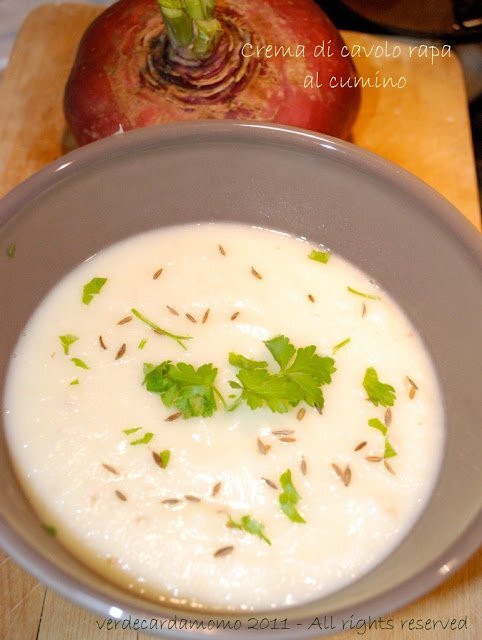 Ricetta crema di cavolo rapa per mettere radici