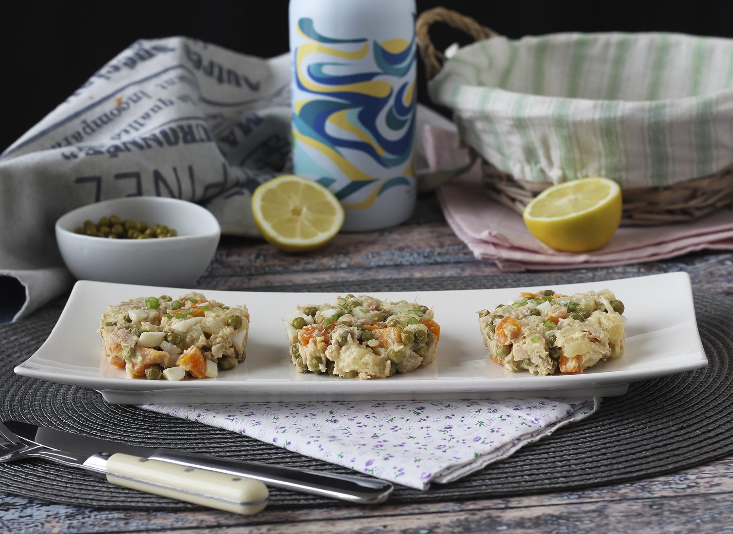 Insalata russa con tonno e maionese fatta in casa - Ricetta Petitchef