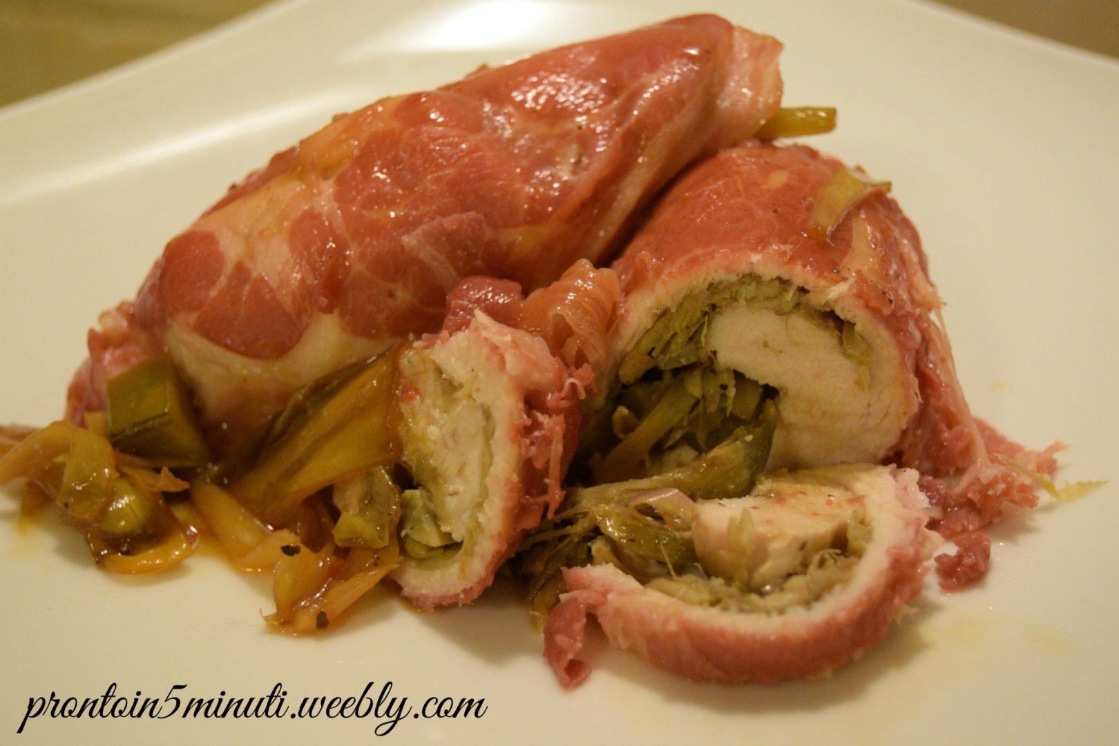 Ricetta involtini di carciofi con glassa al miele