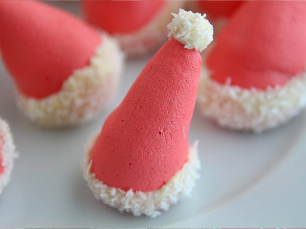 Meringhe babbo natale - Ricetta Petitchef
