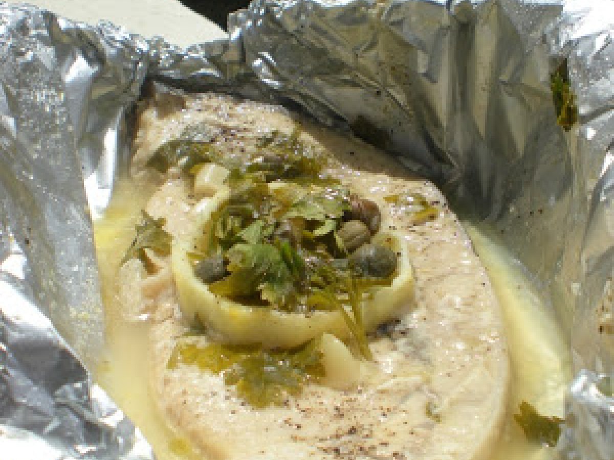 Ricetta pesce spada al cartoccio al limone