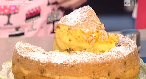 Ricetta della pinolata con crema pasticcera