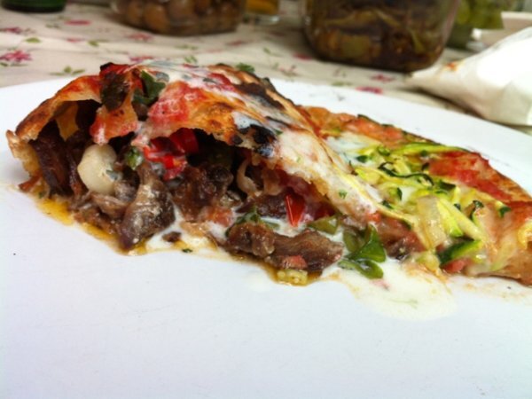 Ricetta pizza calzone kebab semplice e gustosa