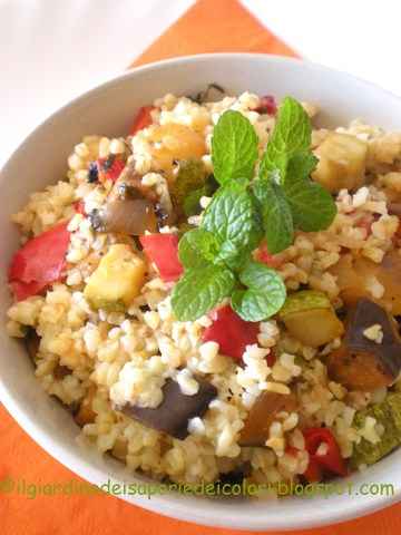 Pligouri o bulgur con verdure briam