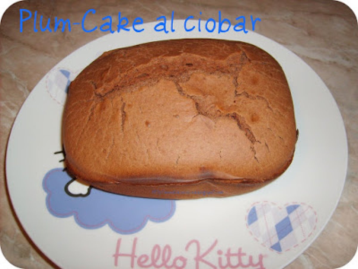 Ricetta plum-cake al ciobar: semplice e delizioso