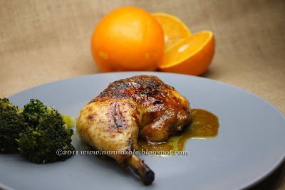 Ricetta di pollo ruspante all'arancia