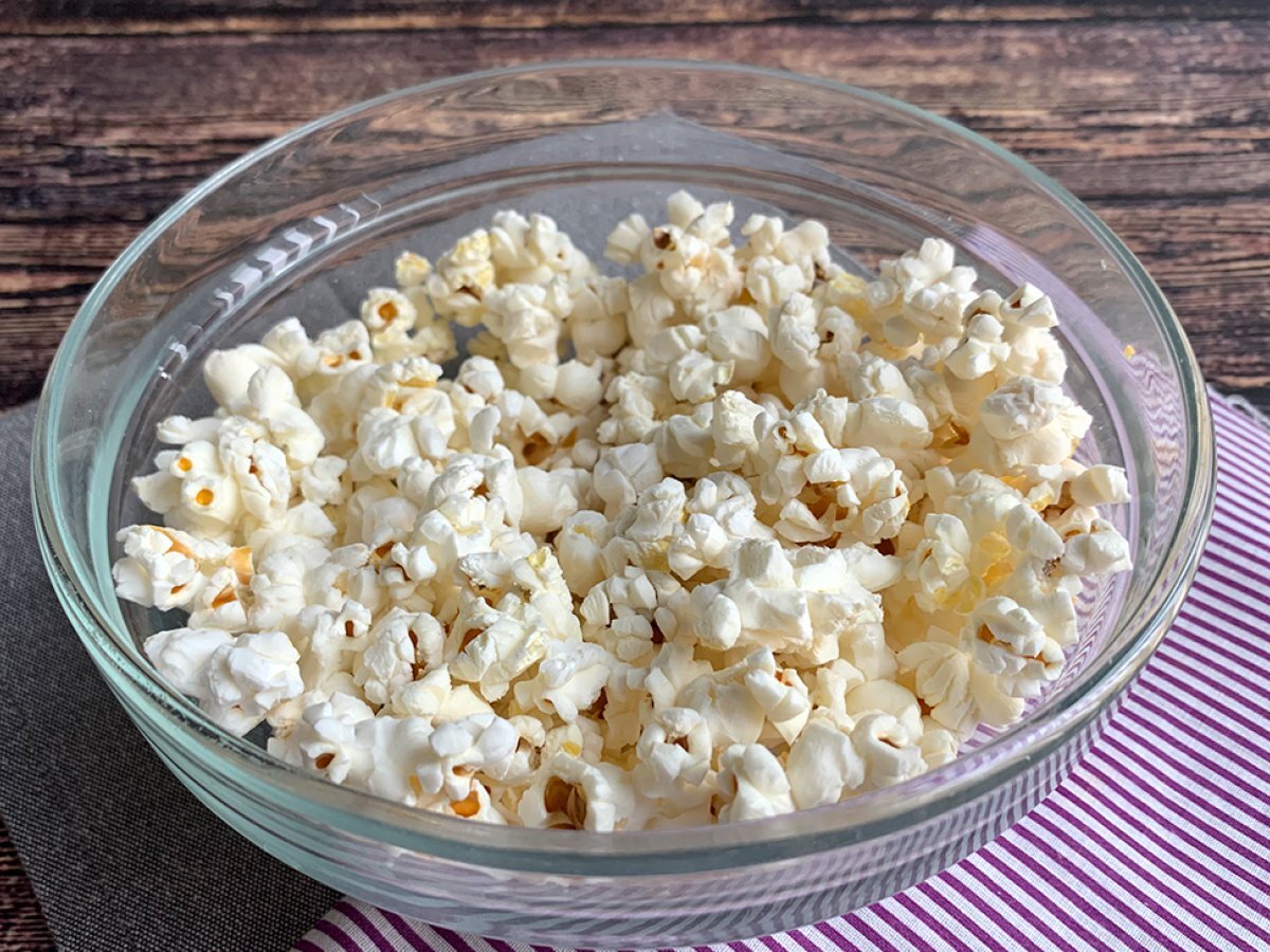 Ricetta pop corn al microonde: senza olio né burro