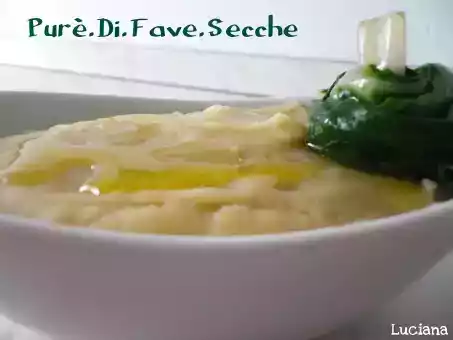 Ricetta di pure' di fave secche