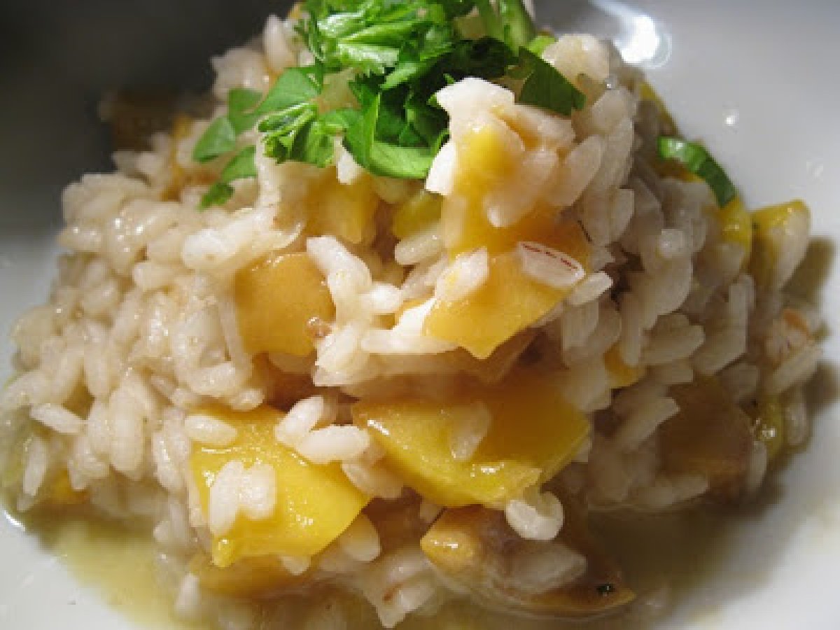 Ricetta risotto al mango