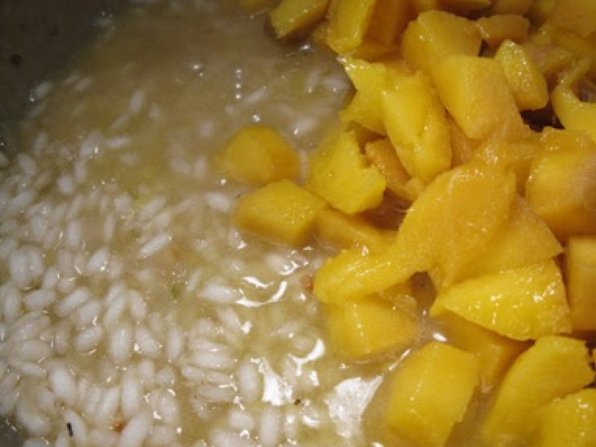 Ricetta risotto al mango