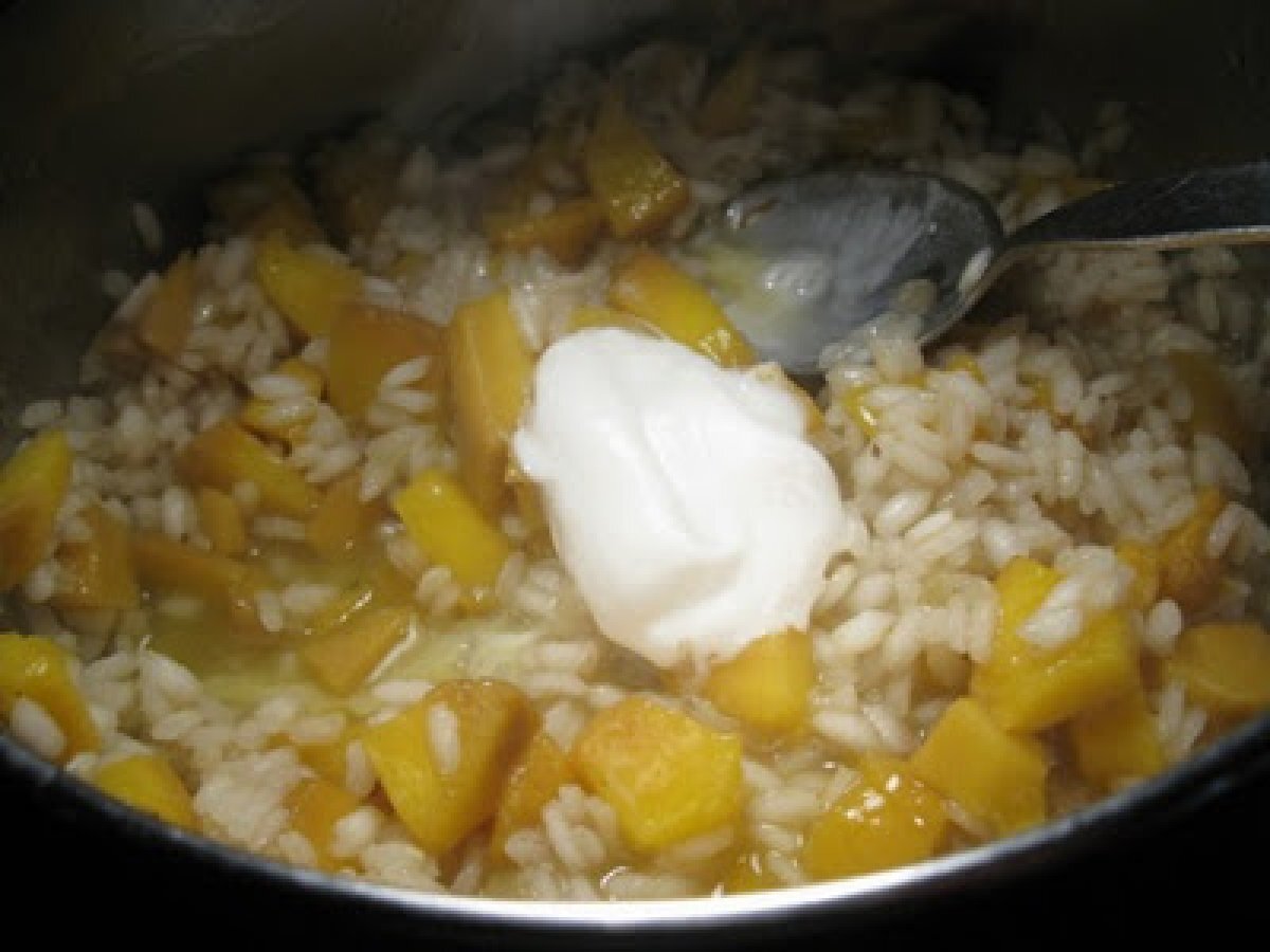 Ricetta risotto al mango
