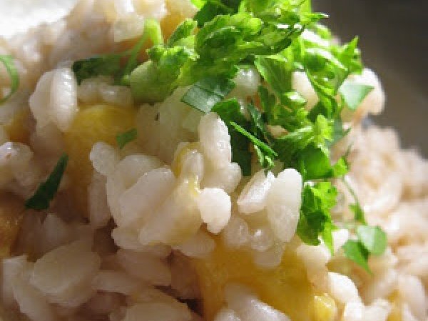 Ricetta risotto al mango