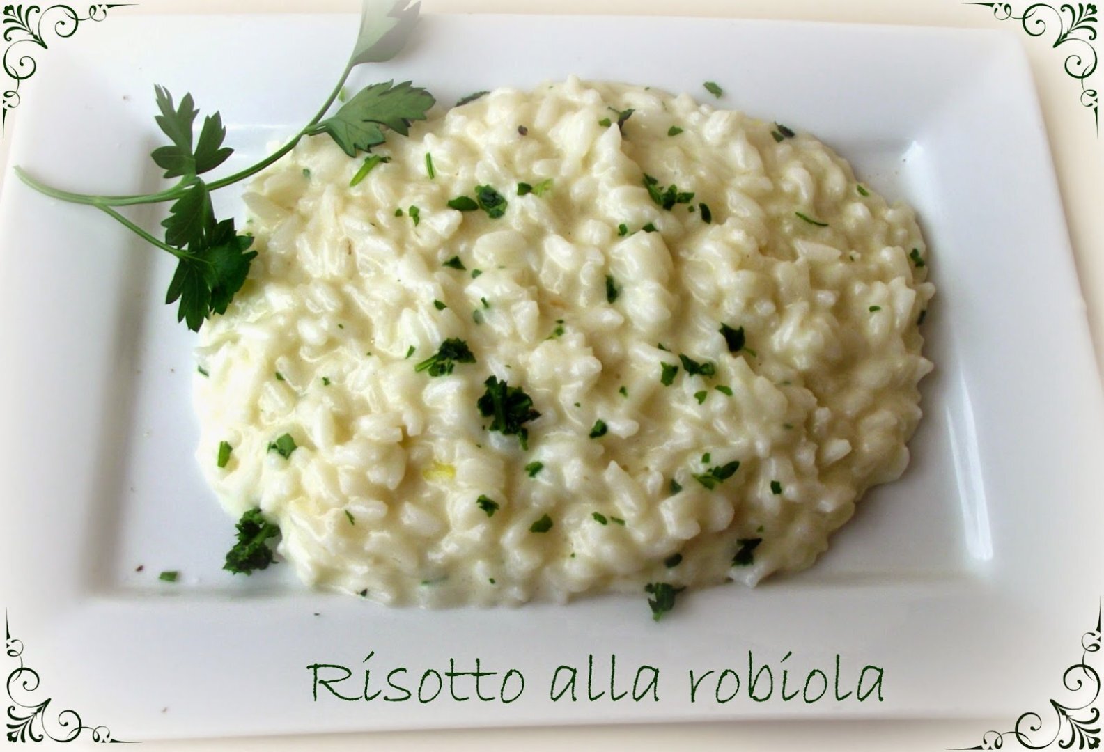 Ricetta risotto alla robiola