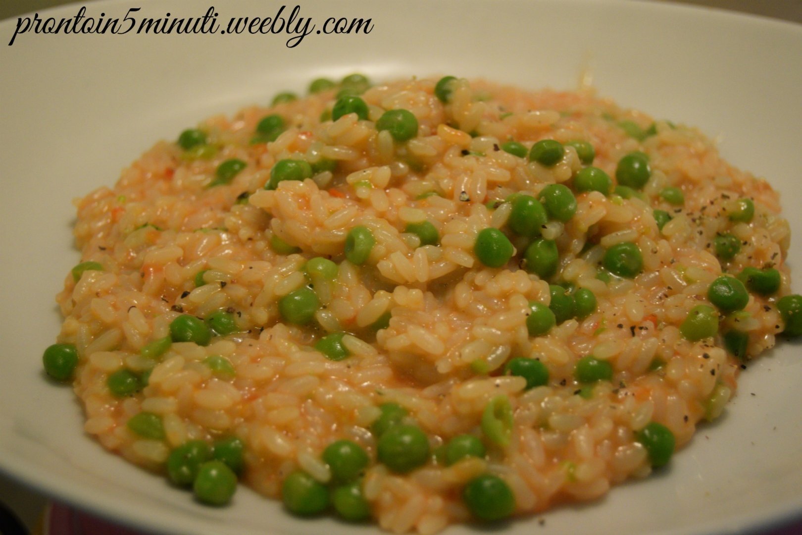 Ricetta risotto piselli e mozzarella