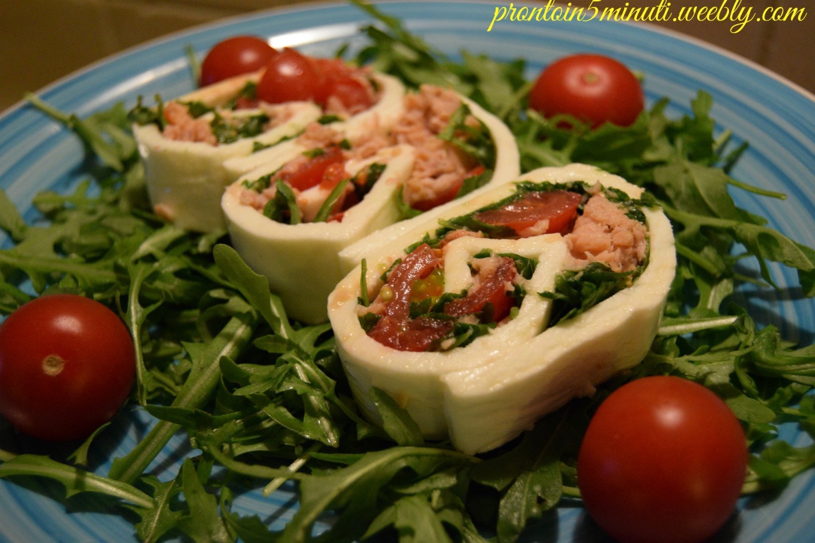 Ricetta del rotolo di mozzarella farcito