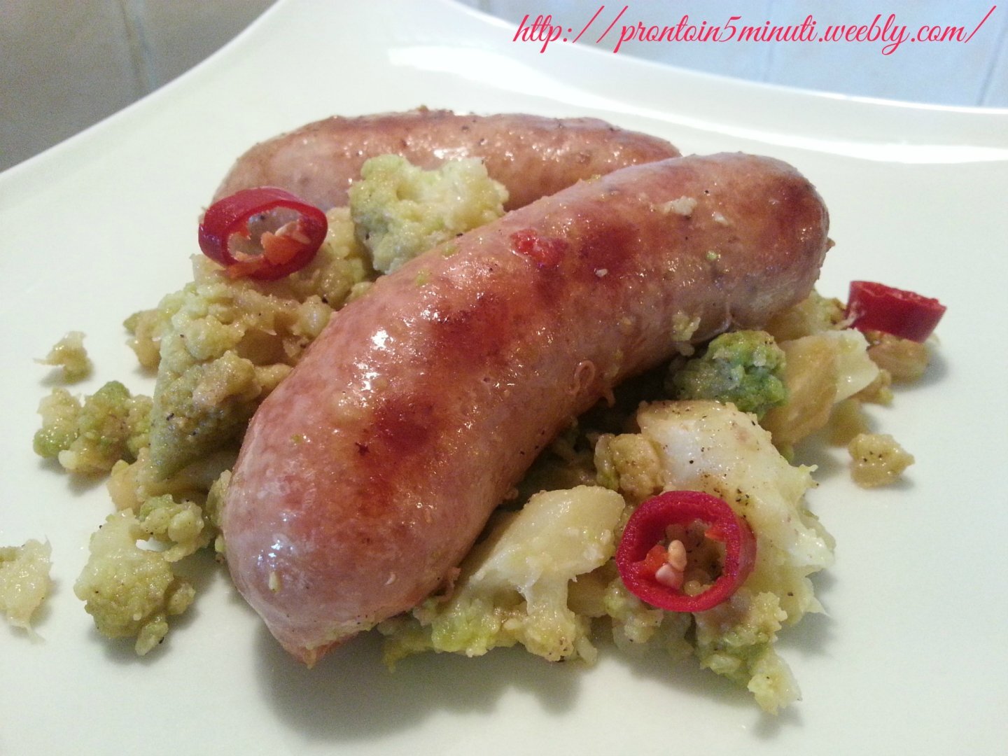 Ricetta salsicce con broccoli