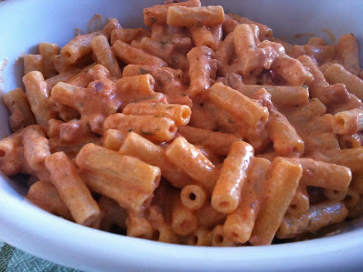 Ricetta sedanini rigati alla garibaldina