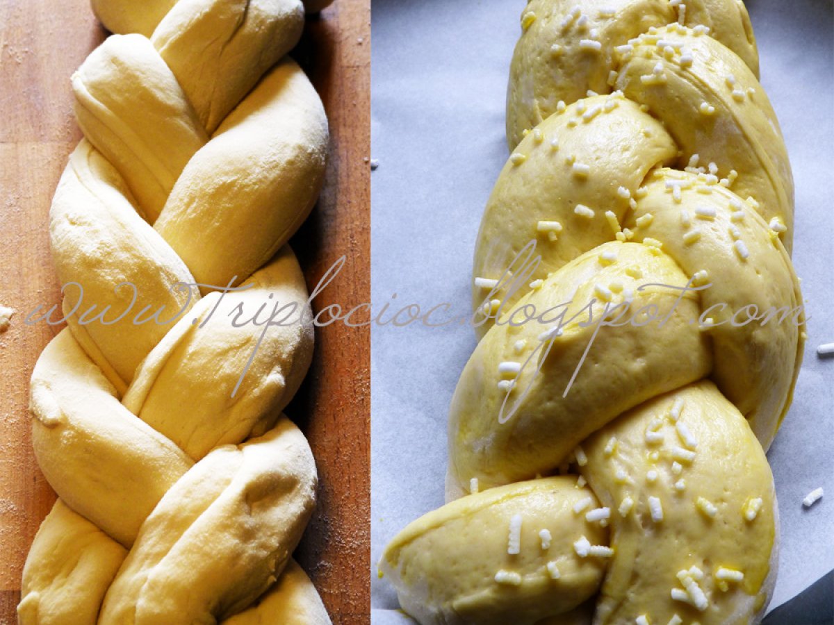 Ricetta treccia dolce al latte